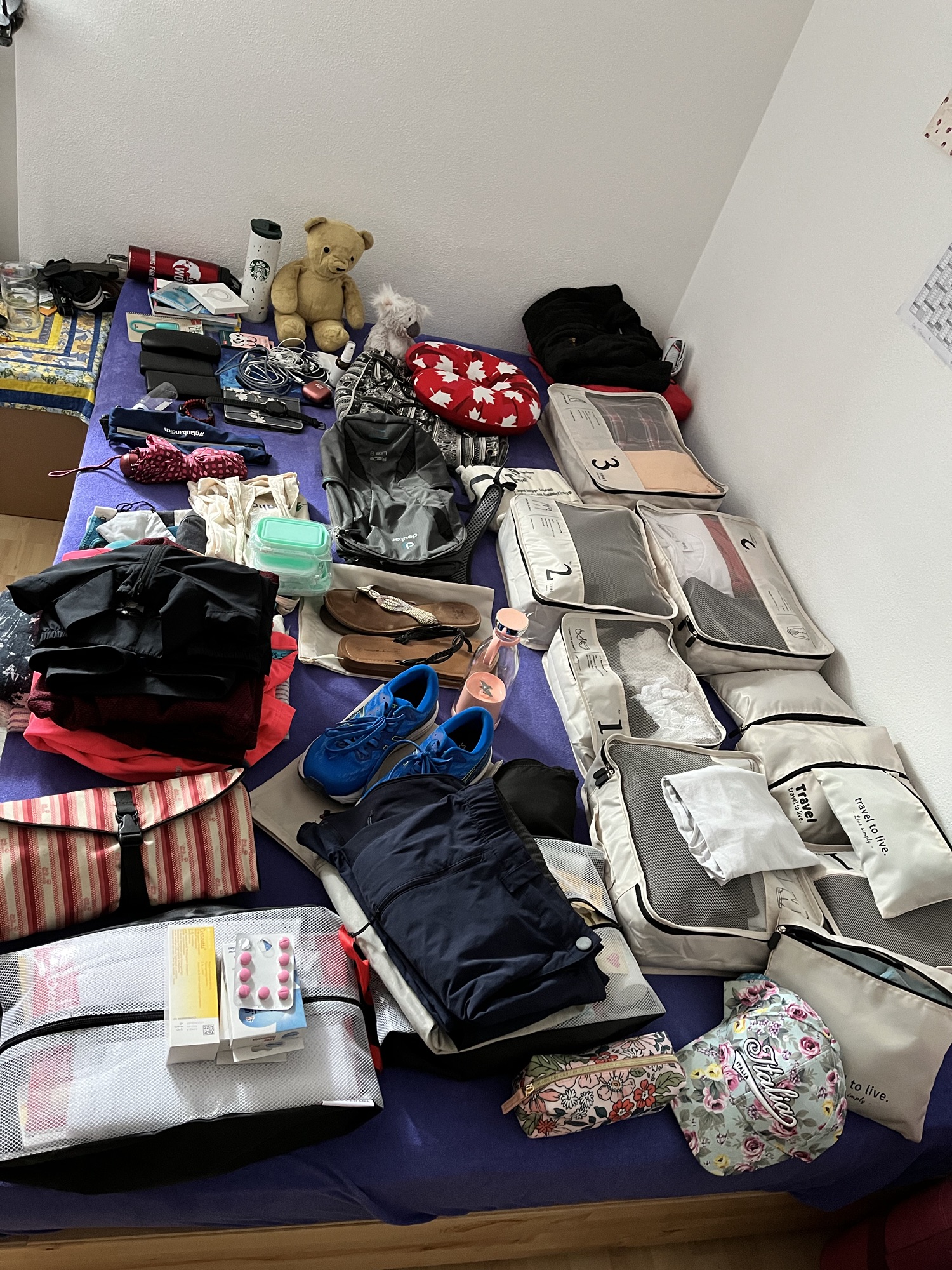 Das große Packen für das Reisegepäck – Freigeist on the Road